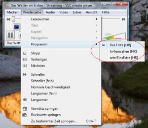 HowTo: DVB-T HTTP Stream mit VLC anstatt Mediatheke von ZDF oder ARD - ~dhe